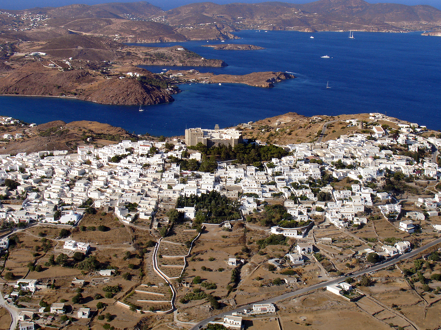 Patmos in the Dodecanese Islands of Greece Patmos in the Dodecanese Islands of Greece